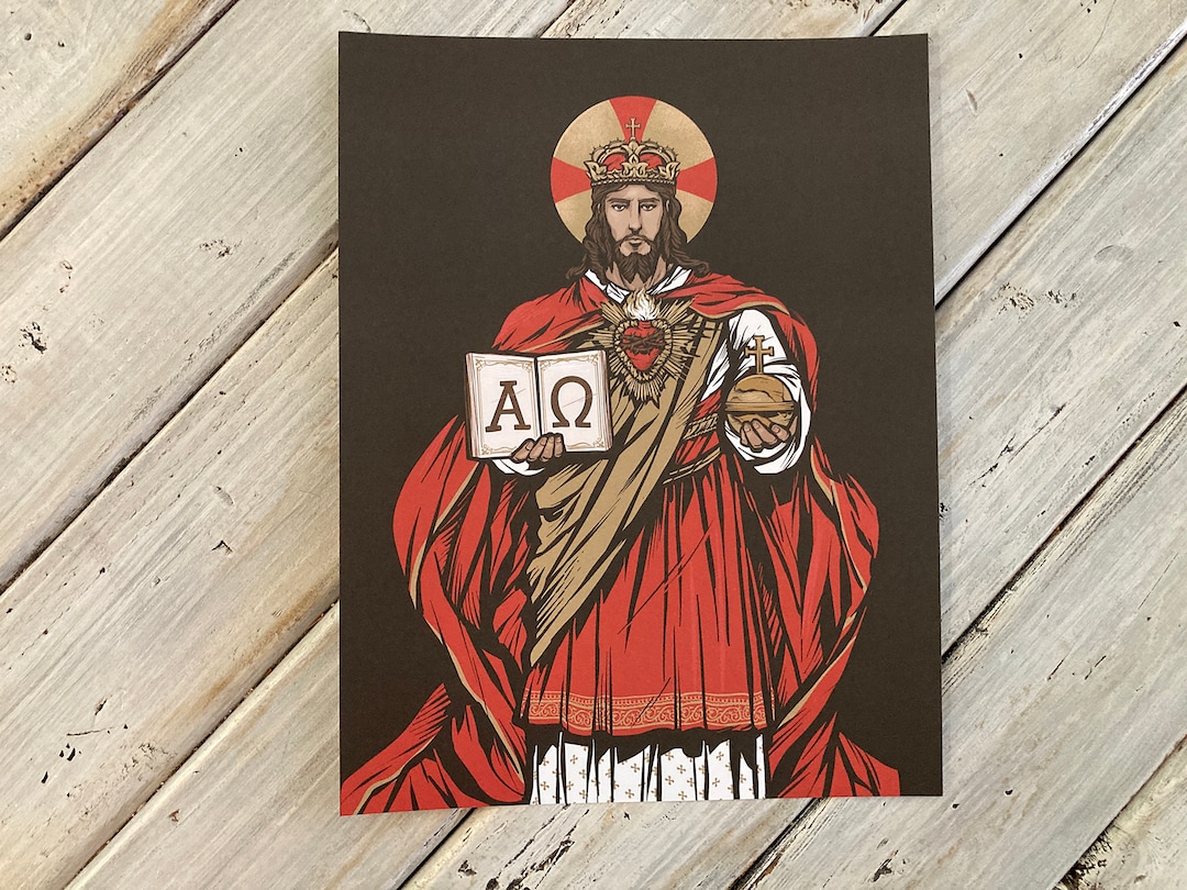 Ave Christus Rex 8.5" X 11" Large Print - Etsy