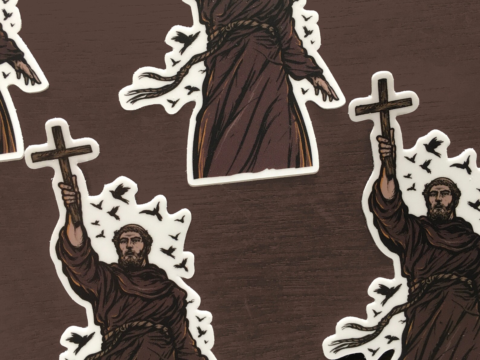 3" St. Francis of Assisi Vinyl Sticker - Etsy