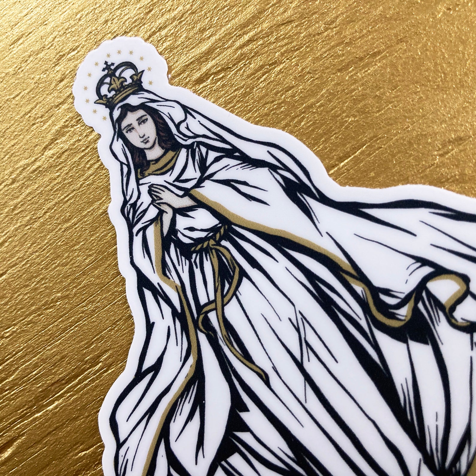 Immaculate Conception 3" Vinyl Sticker - Etsy