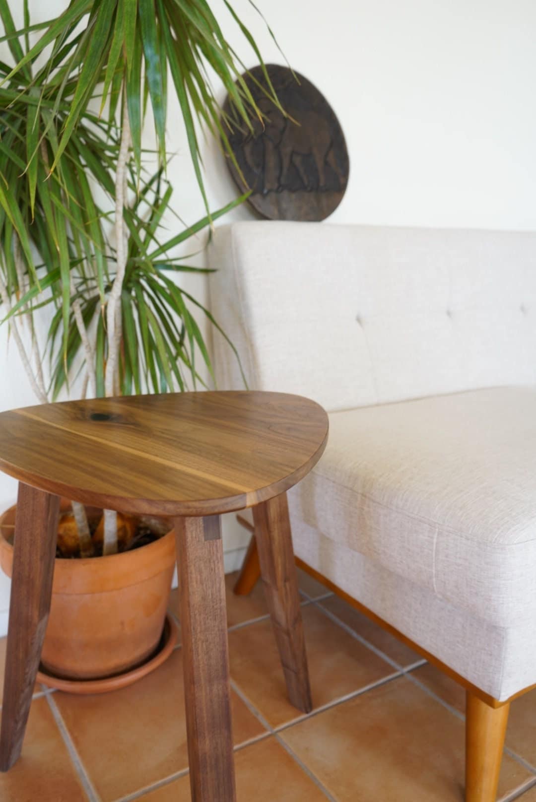 Solid Walnut End Table | Side Table | the Obie - Etsy