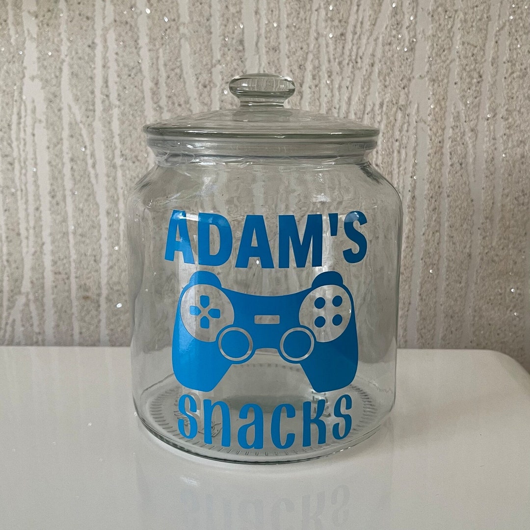 Personalised Gaming Jar, Back to School Gift, Grandad/granda Sweet Jar ...