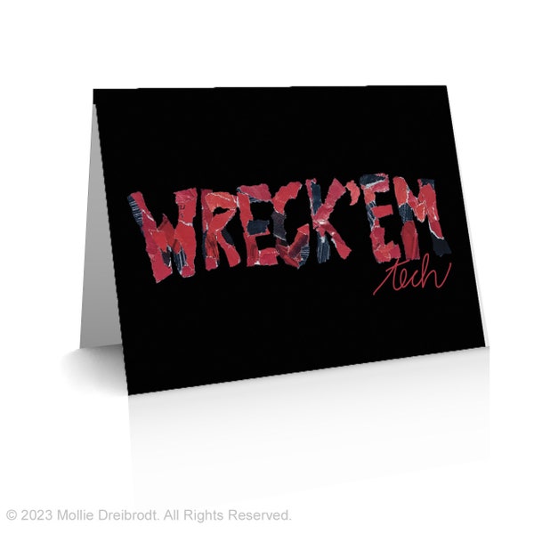 Texas Tech Birthday Card - Etsy