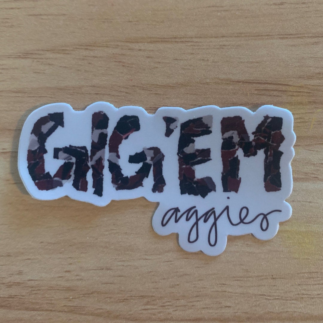 Texas A&M Sticker - Etsy