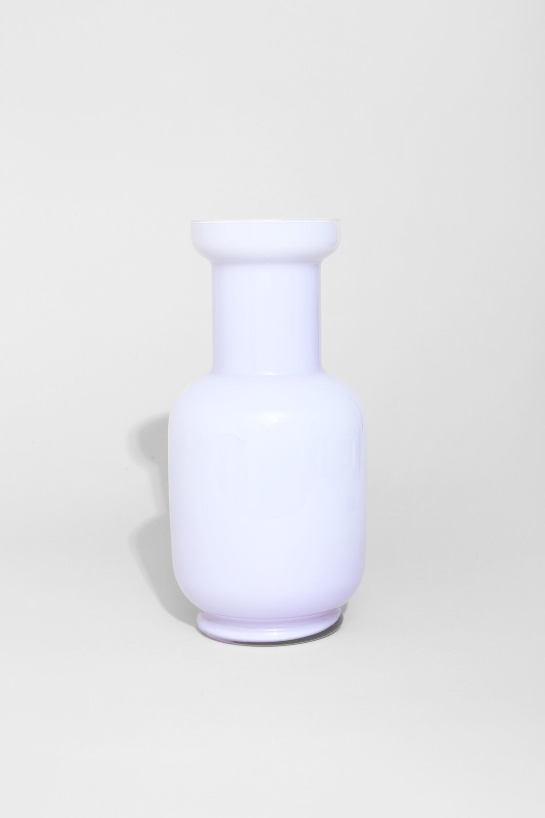 Italian Lilac Glass Vase - Etsy
