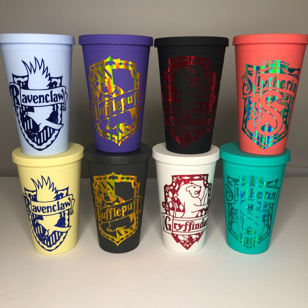Personalised HP Wizard House Themed Tumbler Magic Cup - Etsy
