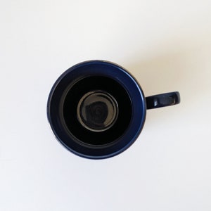 Vintage 1970s Cameron Sailboat Coffee Mug in a Dark Blue Ceramic. Great ...