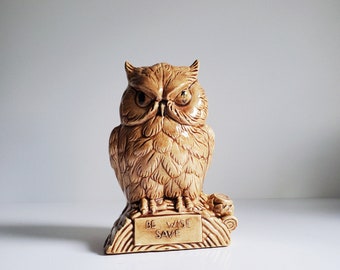 Ceramic Owl Piggy Bank - Etsy
