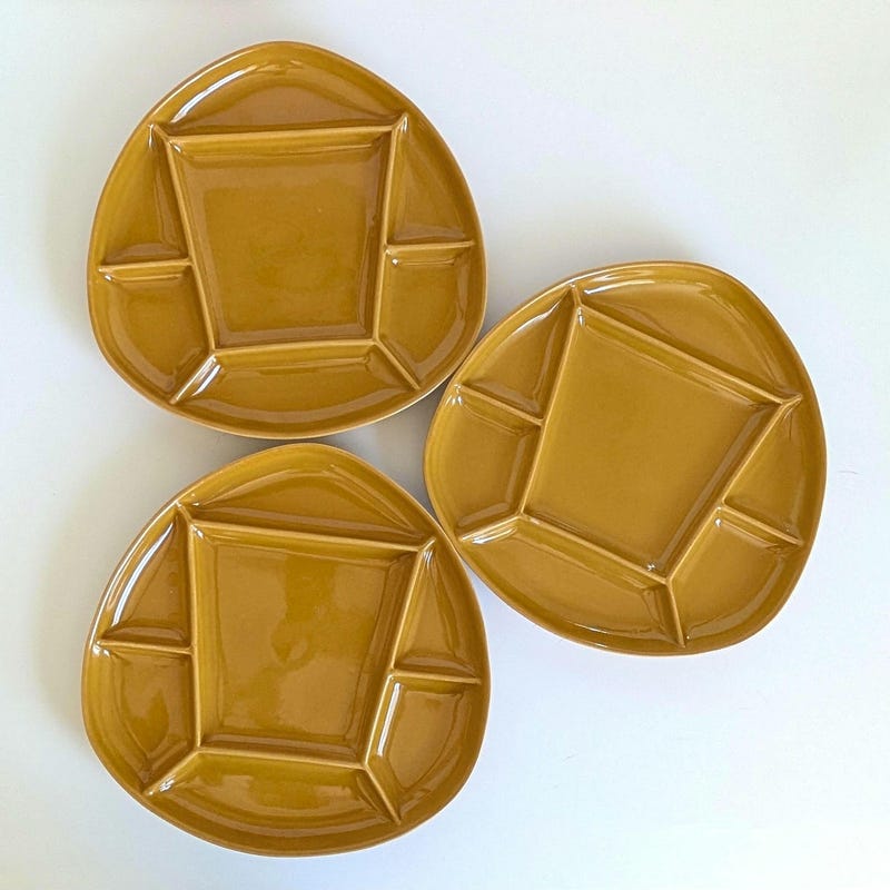 Mustard Dinner Plates - Etsy