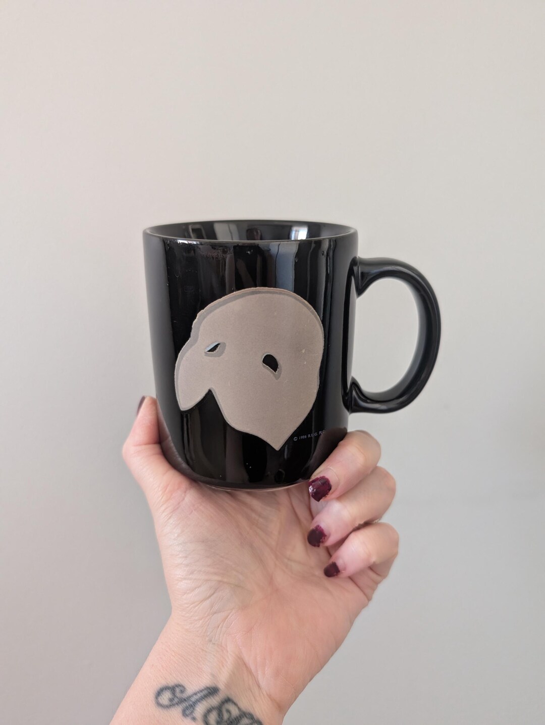 Vintage 1986 the Phantom of the Opera Coffee Mug, Collectible Broadway ...