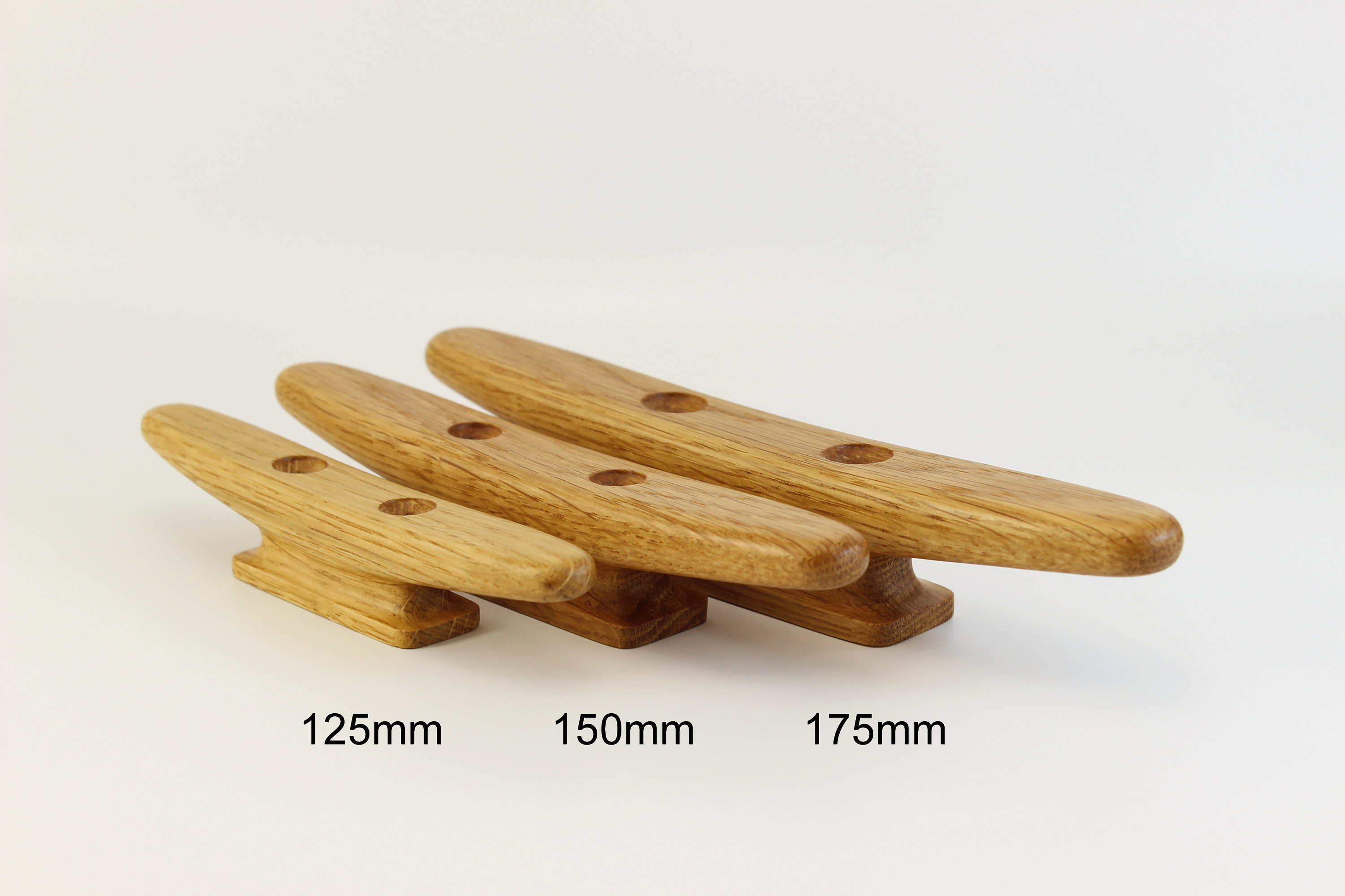 Wooden Boat Cleat 175mm 7 Inch Oak - Etsy