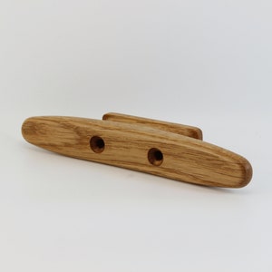 Wooden Boat Cleat 150mm (6 Inch), Oak, Oak Oiled, Ash, Black Locust ...
