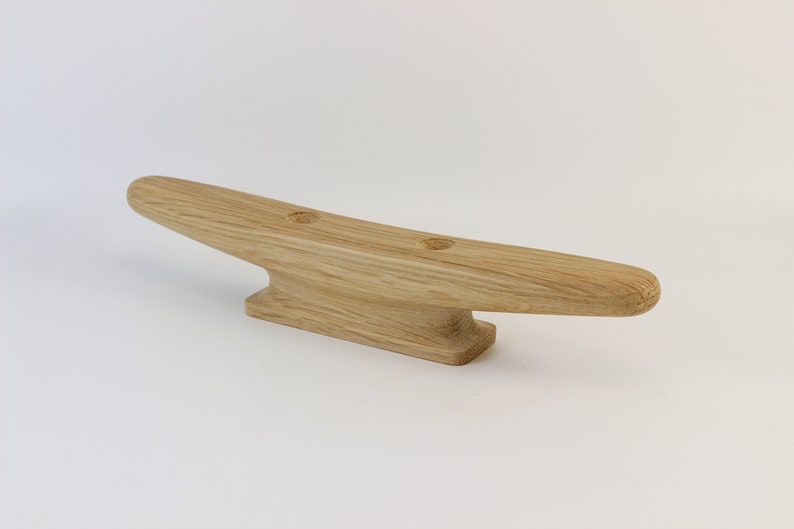 Wooden Boat Cleat 200mm (8 Inch), Oak, White Ash, Black Ash, Black ...