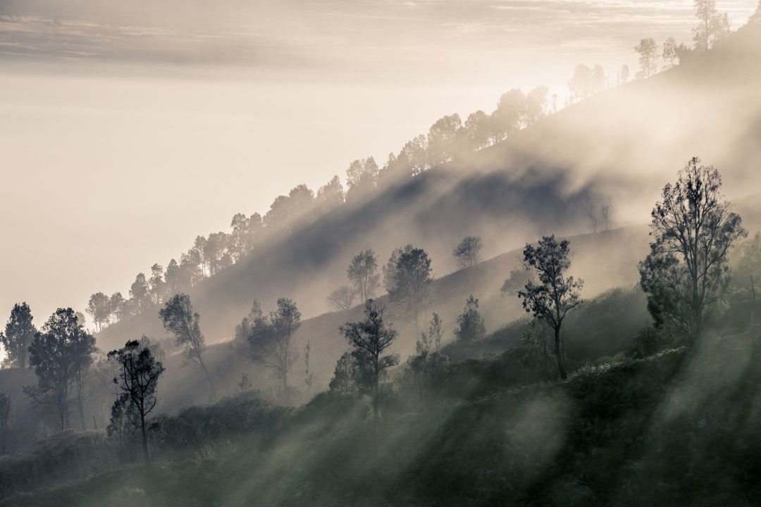 Sunrise, Ijen, Vulcano, Java, Indonesia, Travel, Wallpaper, Photograph ...
