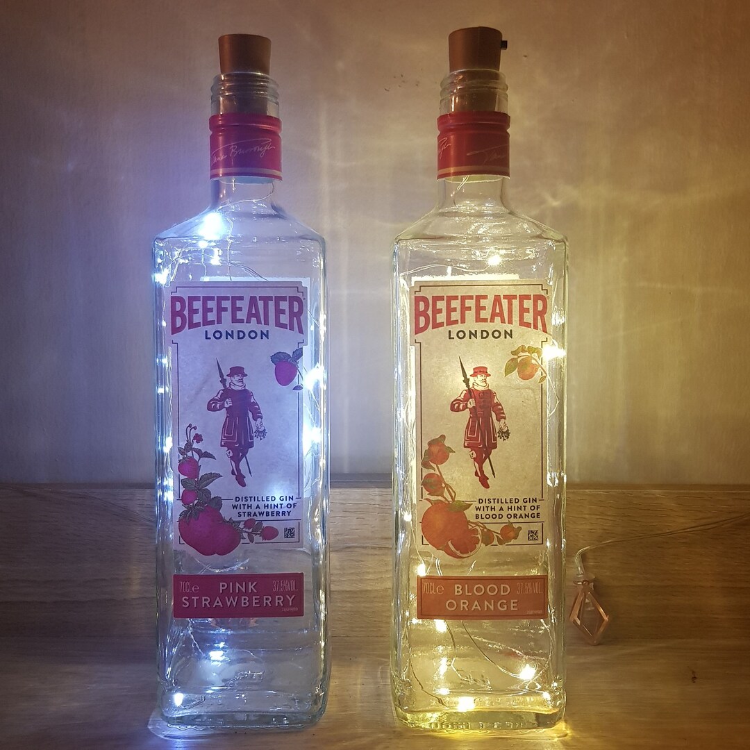Beefeater Light up Bottles/beefeater Bottle Lamp/gin Lover Gift/gin ...