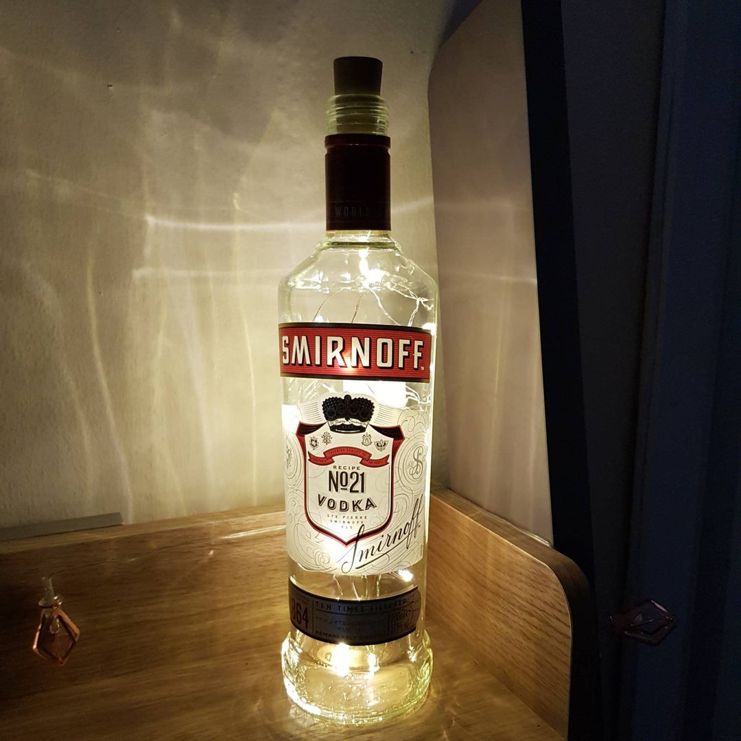 Smirnoff Light up Bottles, Vodka Bottle Lamps, Vodka Light up Bottles ...