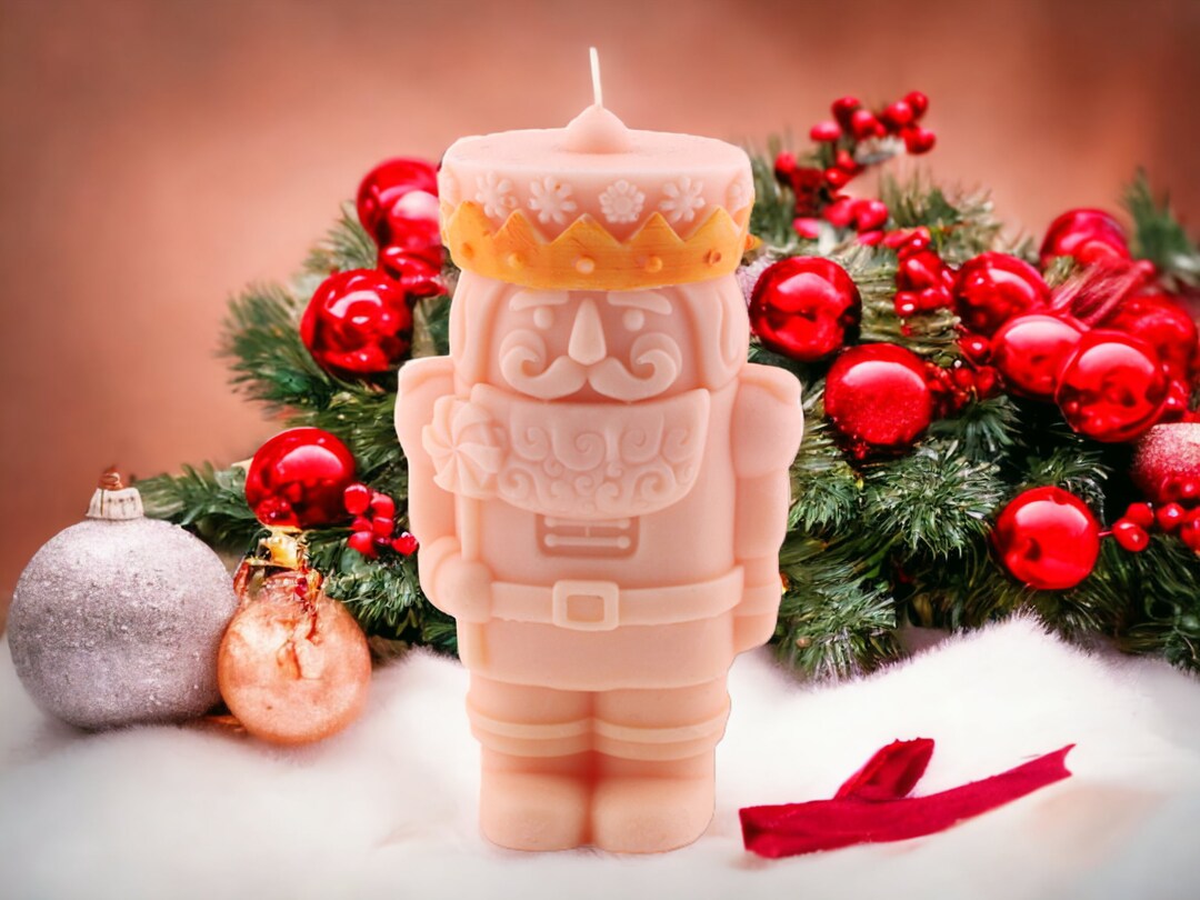 Nutcracker 3D Silicone Mold for Making Candles, Resin, Soap, Christmas ...