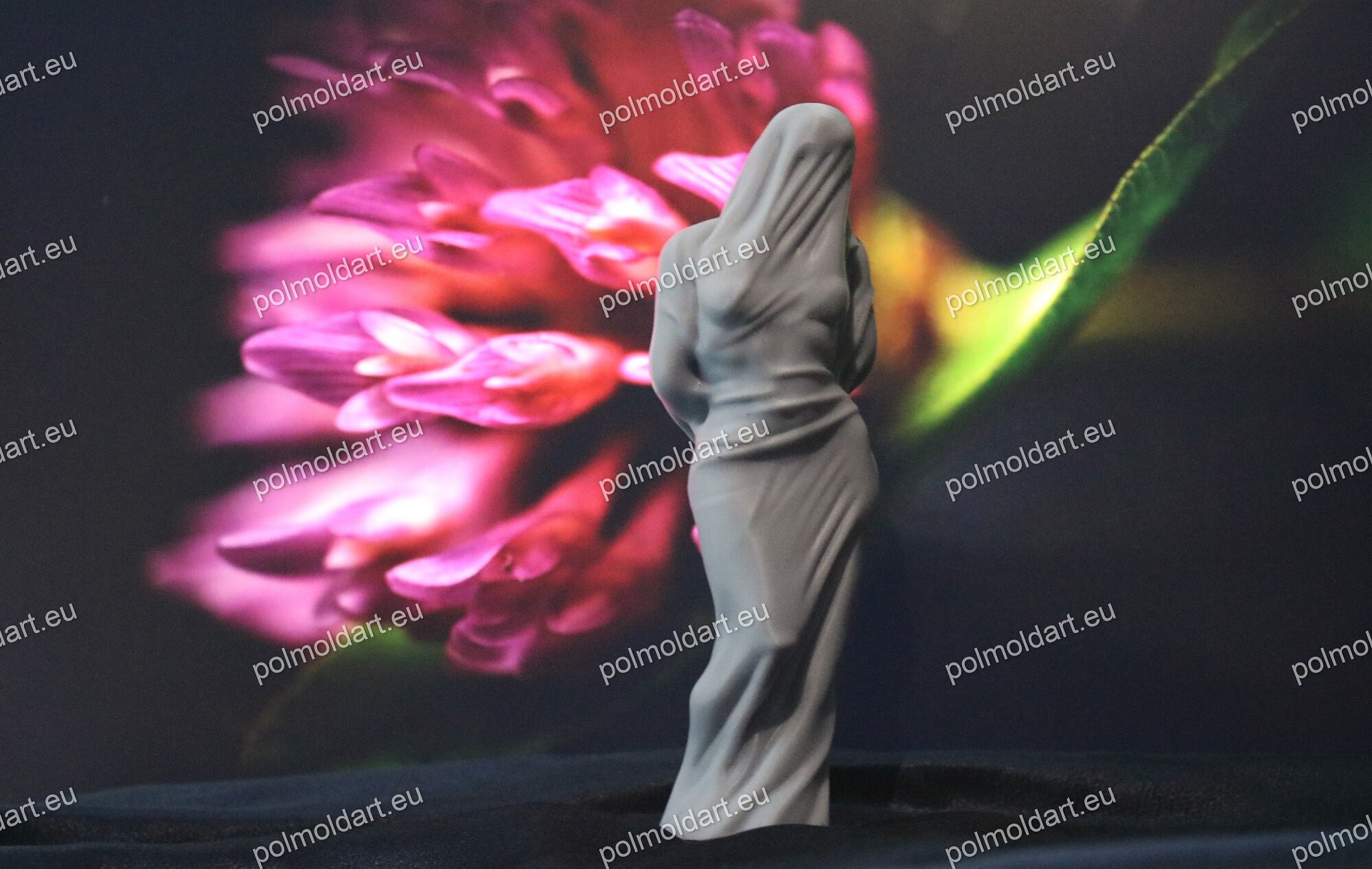 The Veiled Maiden Lady 3D Silicone Mold for making candles | Etsy