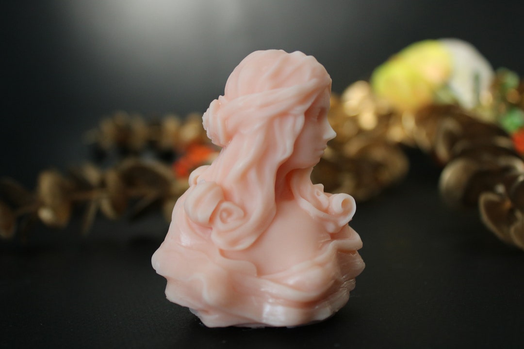 Goddess Lady 3D Silicone Mold for Making Candles, Resin, Sopa, Female ...