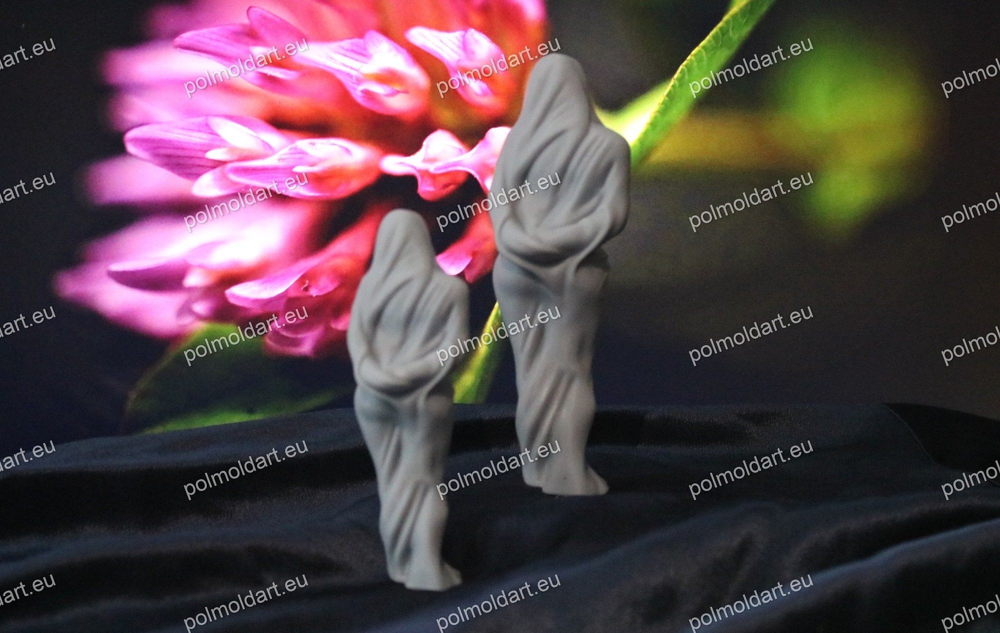 The Veiled Maiden Lady 3D Silicone Mold for making candles | Etsy