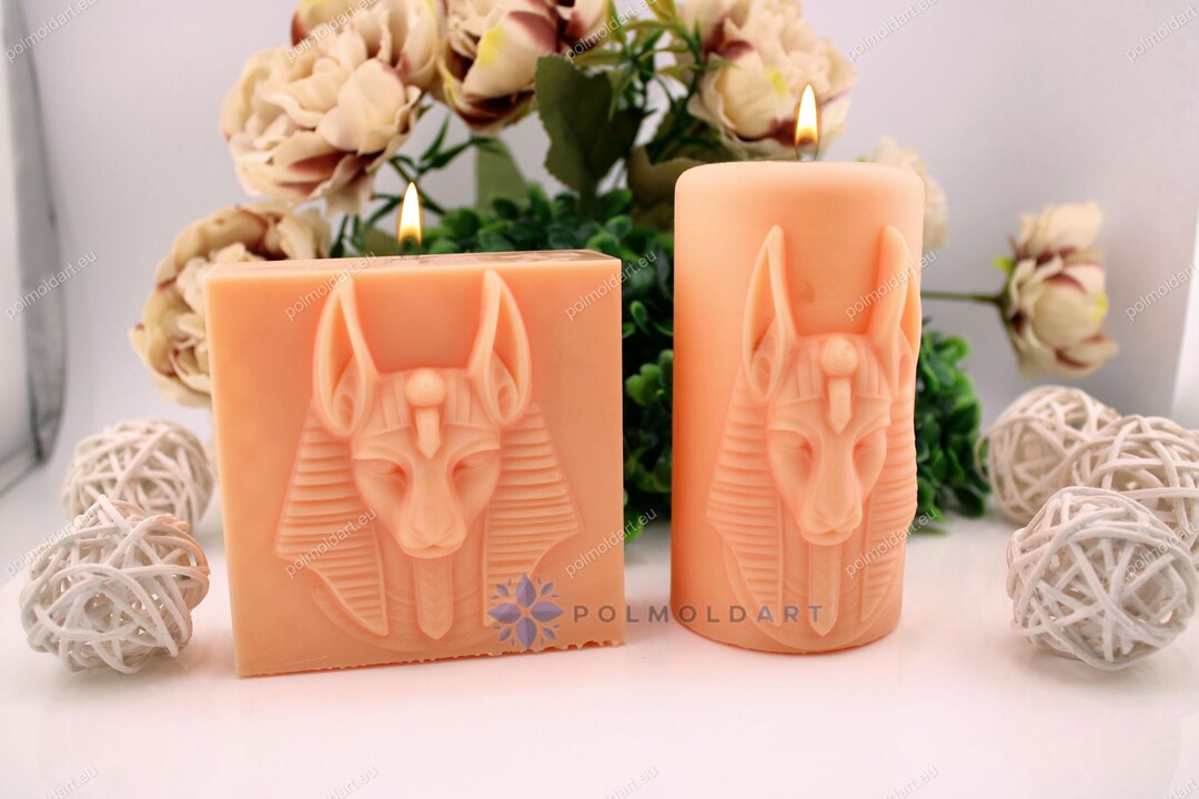 Anubis Silicone Mold, Candle Mold, Soap Mold, Goddess, Egyptian, Magic ...