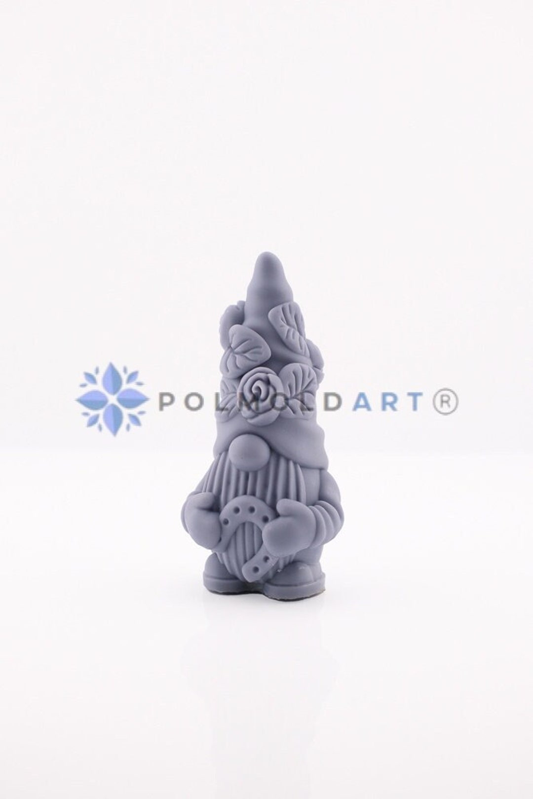 Nordic Gnome With a Lucky Horseshoe 3D Silicone Mold for Making Candles ...