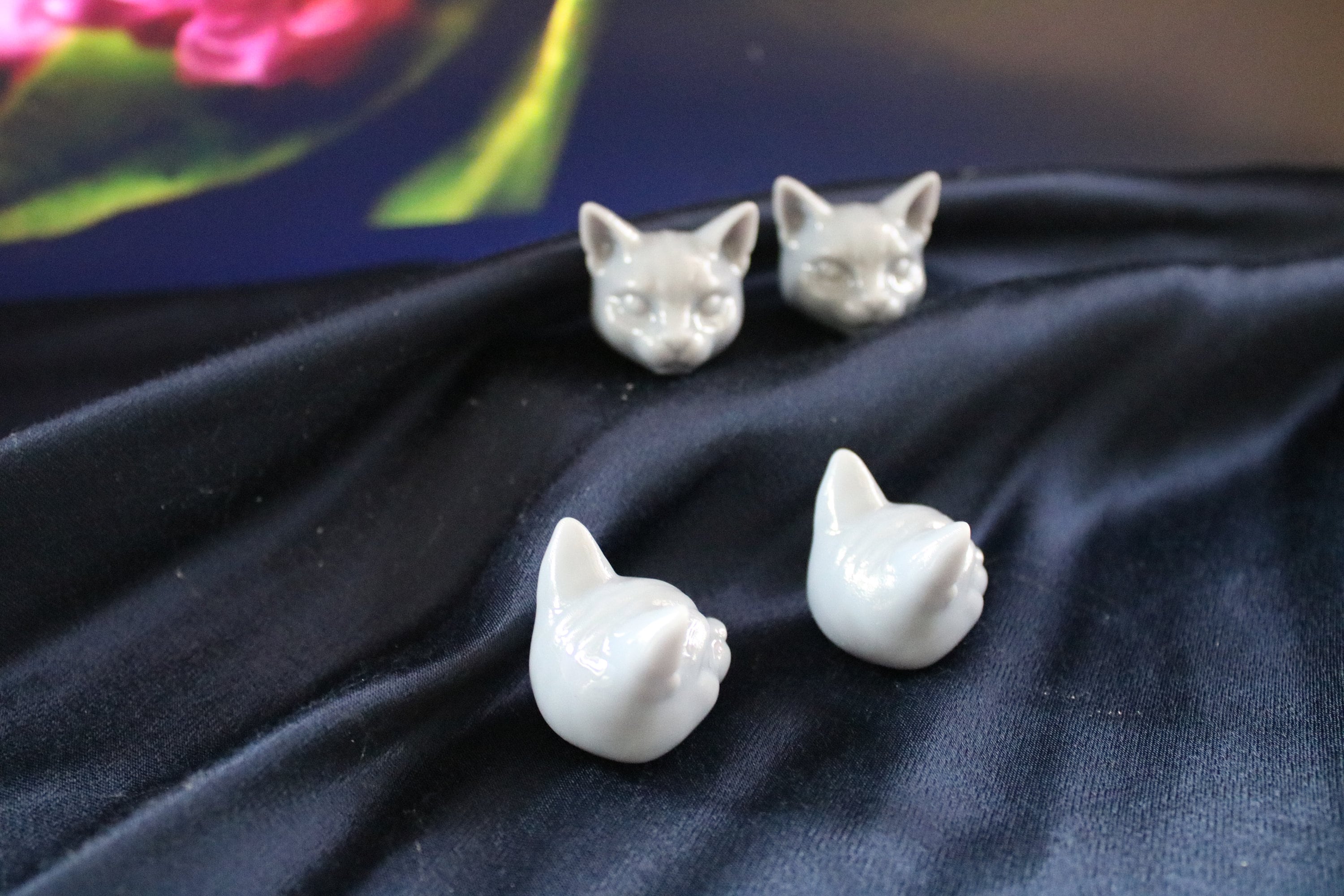 MINI Cat Head Third Eye 3D Silicone Mold for Making Candles - Etsy
