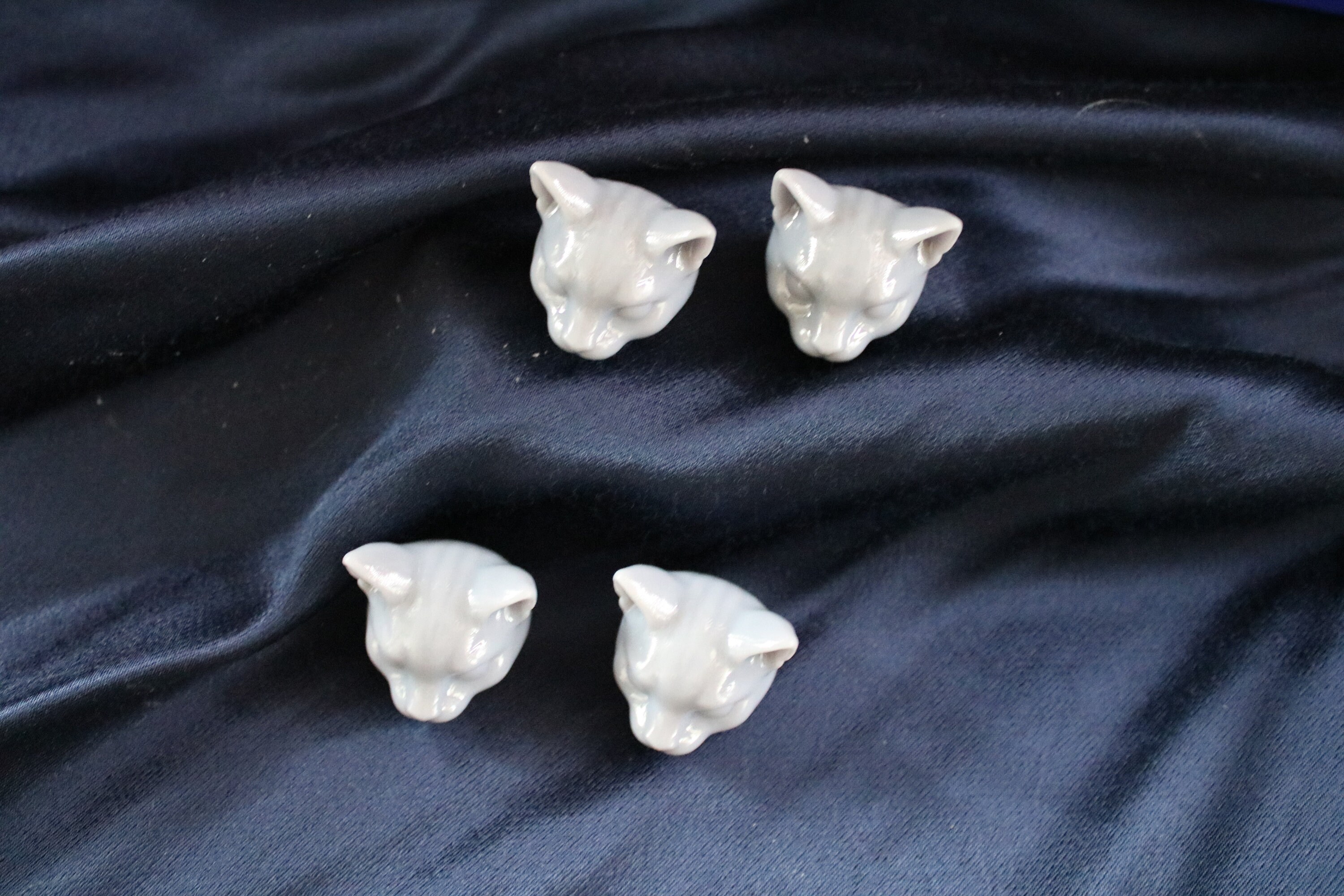 MINI Cat Head 3D Silicone Mold for Making Candles Wax Melt - Etsy