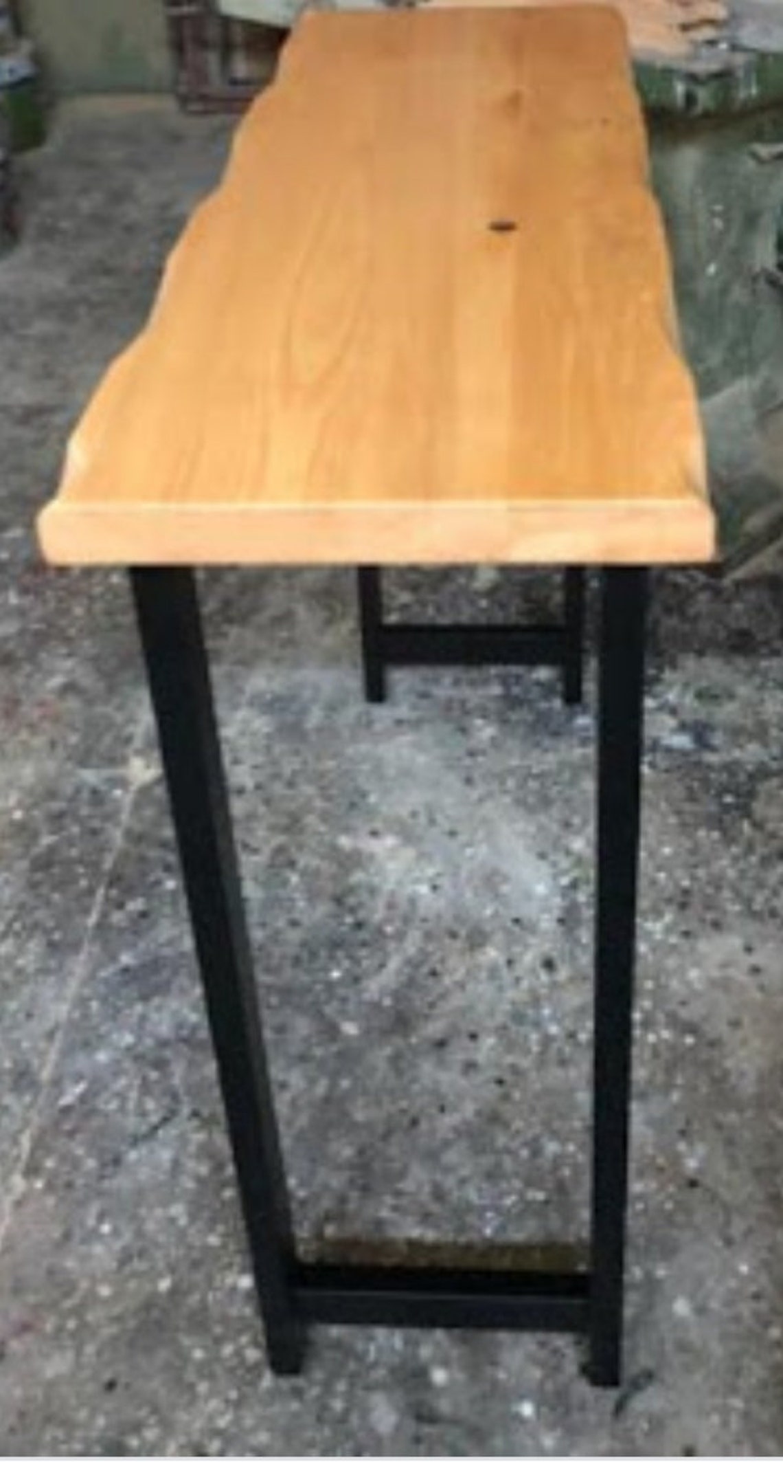 Rustic Wood Bar Table Dining Table Kitchen Table Wooden | Etsy