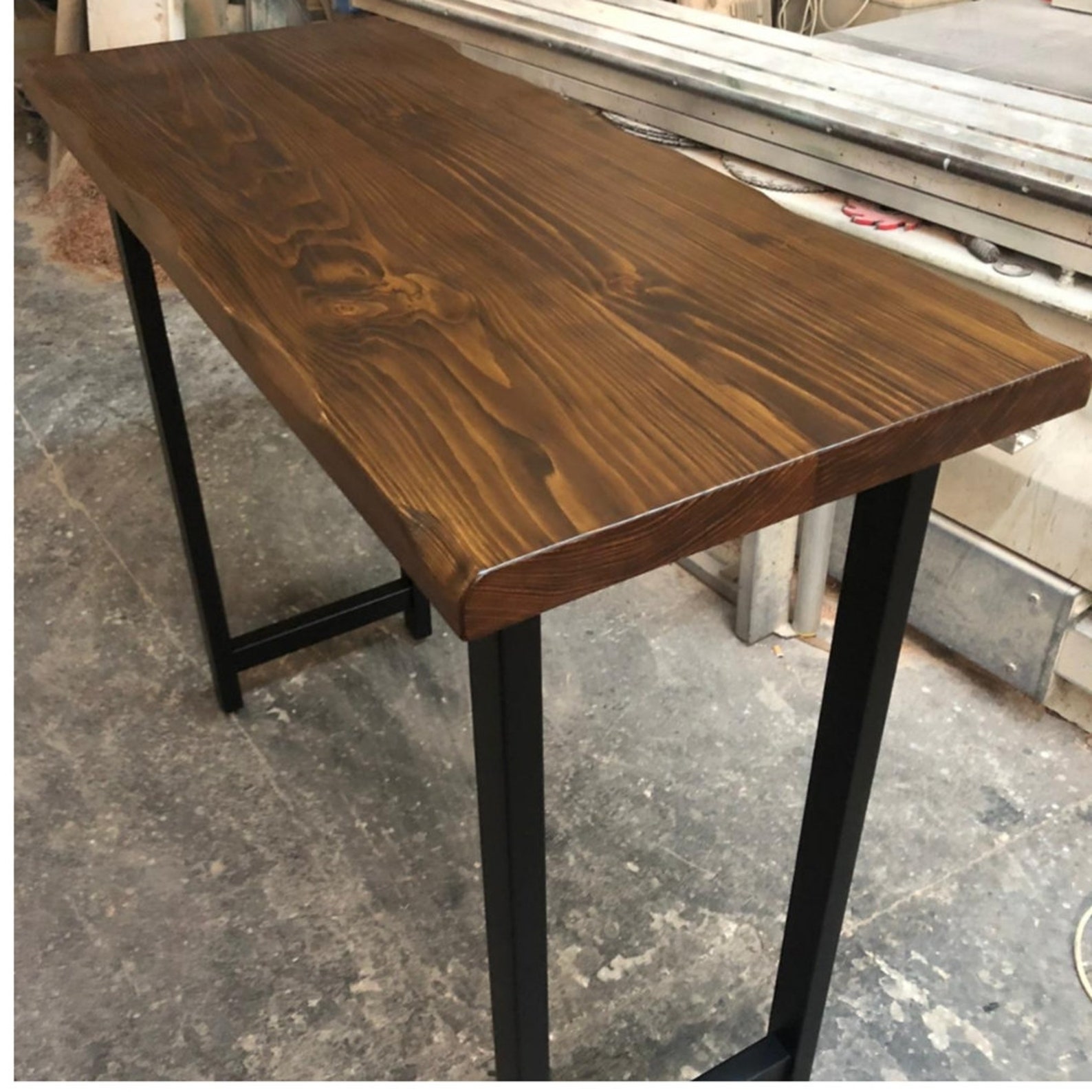 Rustic Wood Bar Table Dining Table Kitchen Table Wooden - Etsy