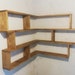 Handcrafted Wooden Corner Shelf, Vintage-inspired Rustic Corner ...