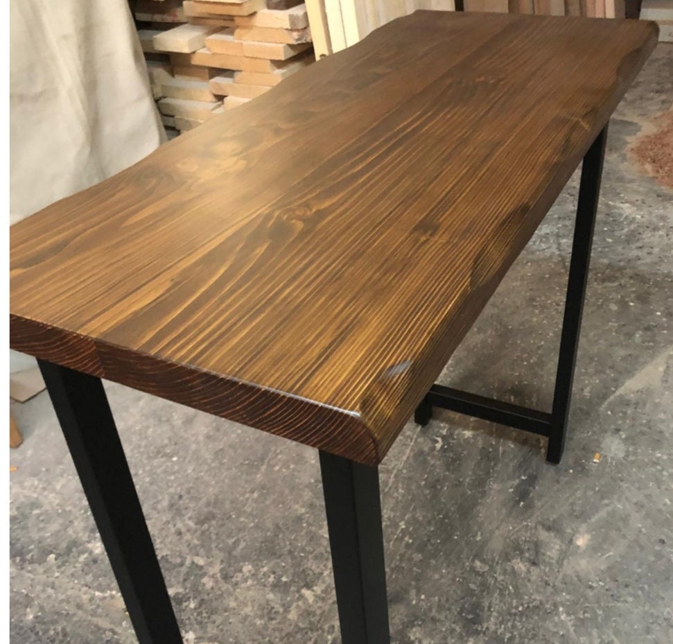 Rustic Wood Bar Table Dining Table Kitchen Table Wooden - Etsy