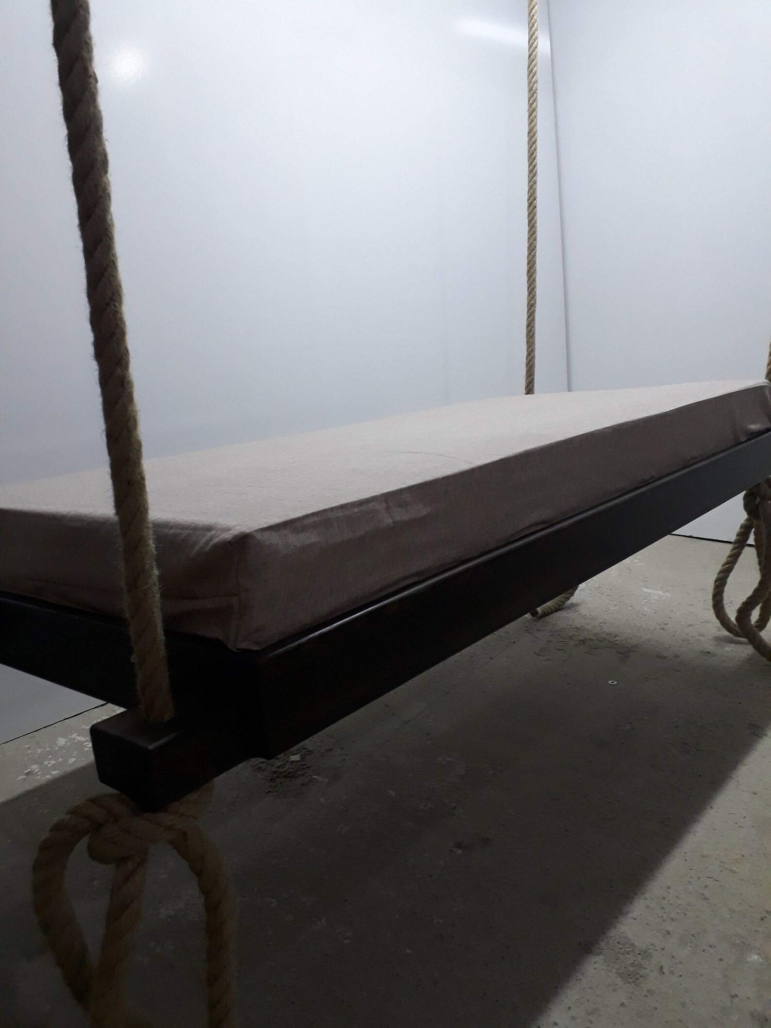 Wooden Jute Rope Swing Porch Swing Indoor Swing Porch Swing | Etsy