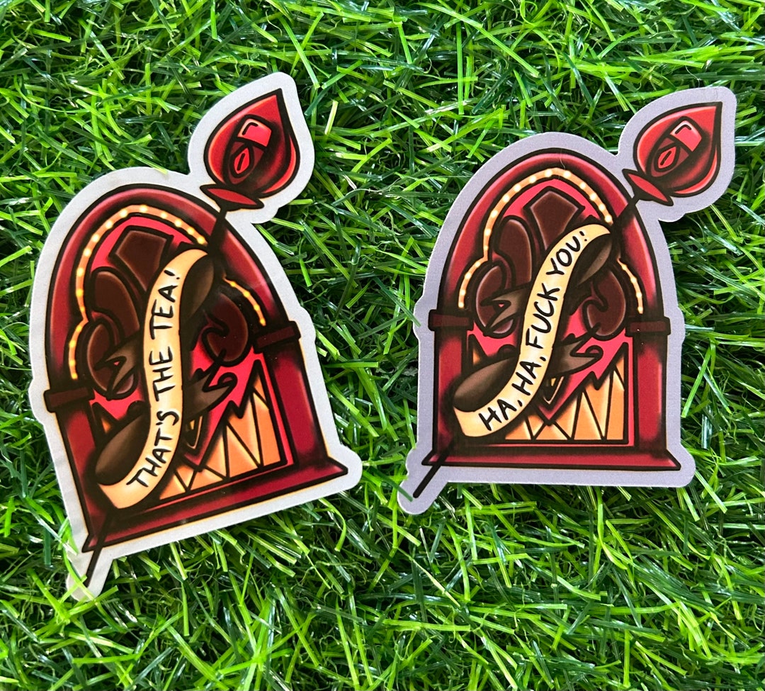 Alastor Radio Demon Vinyl Sticker - SFW and NSFW Version - Etsy