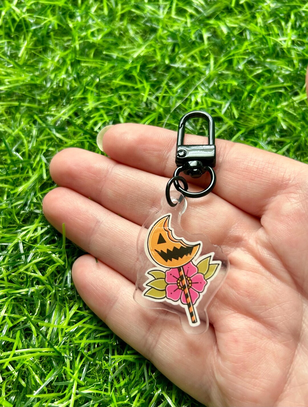 Mini Sam’s Lollipop, Trick R Treat Keychain - Etsy