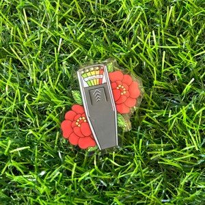 Paranormal Investigator EMF Reader Acrylic Pin - Etsy