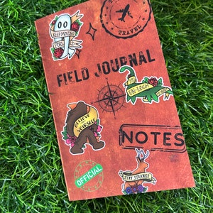 Field Journal Cryptid Pocket Travel Notebook - Etsy