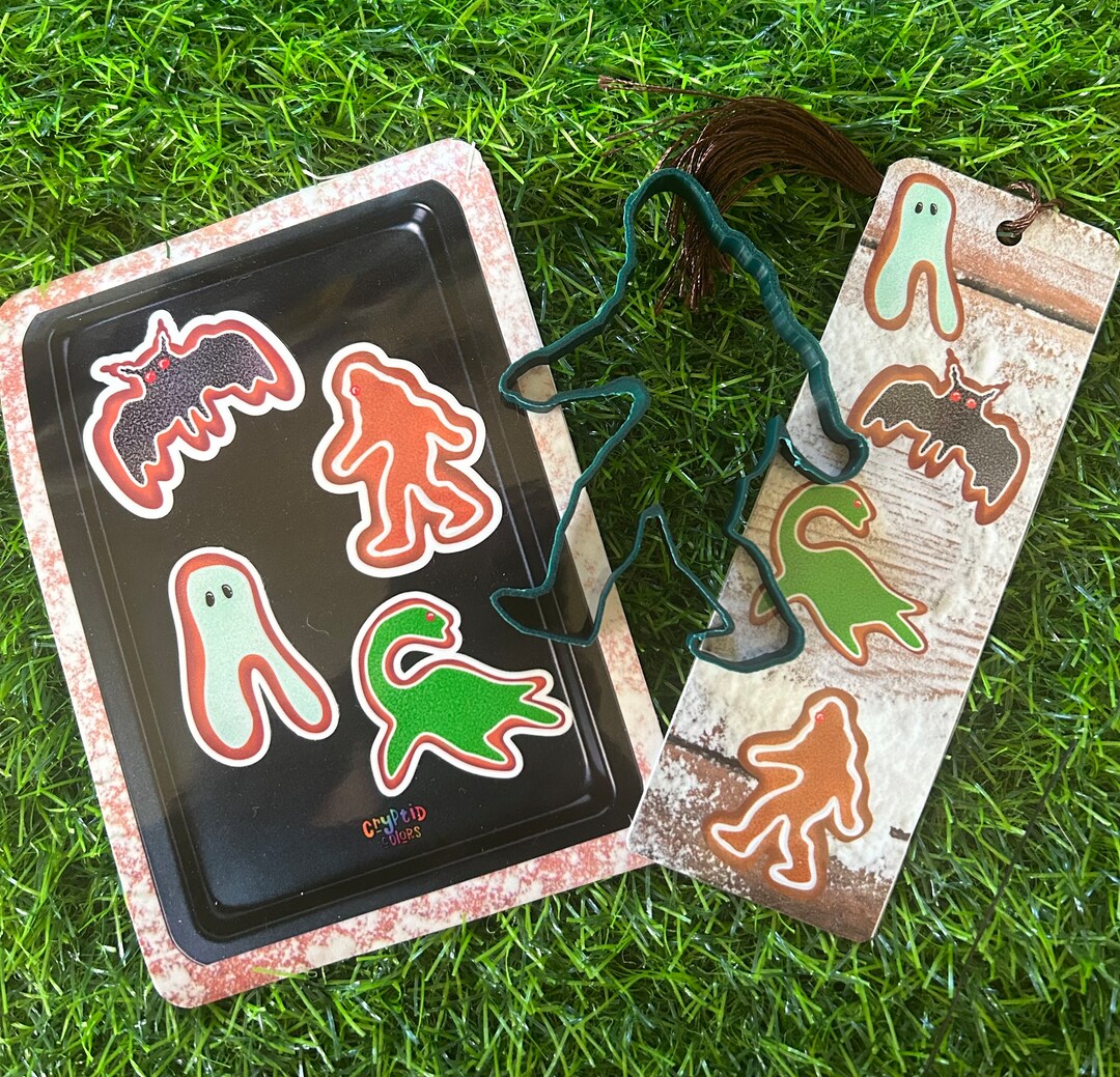 Cryptmas Cookie Bundle Cryptid Christmas Cookies Stickers - Etsy