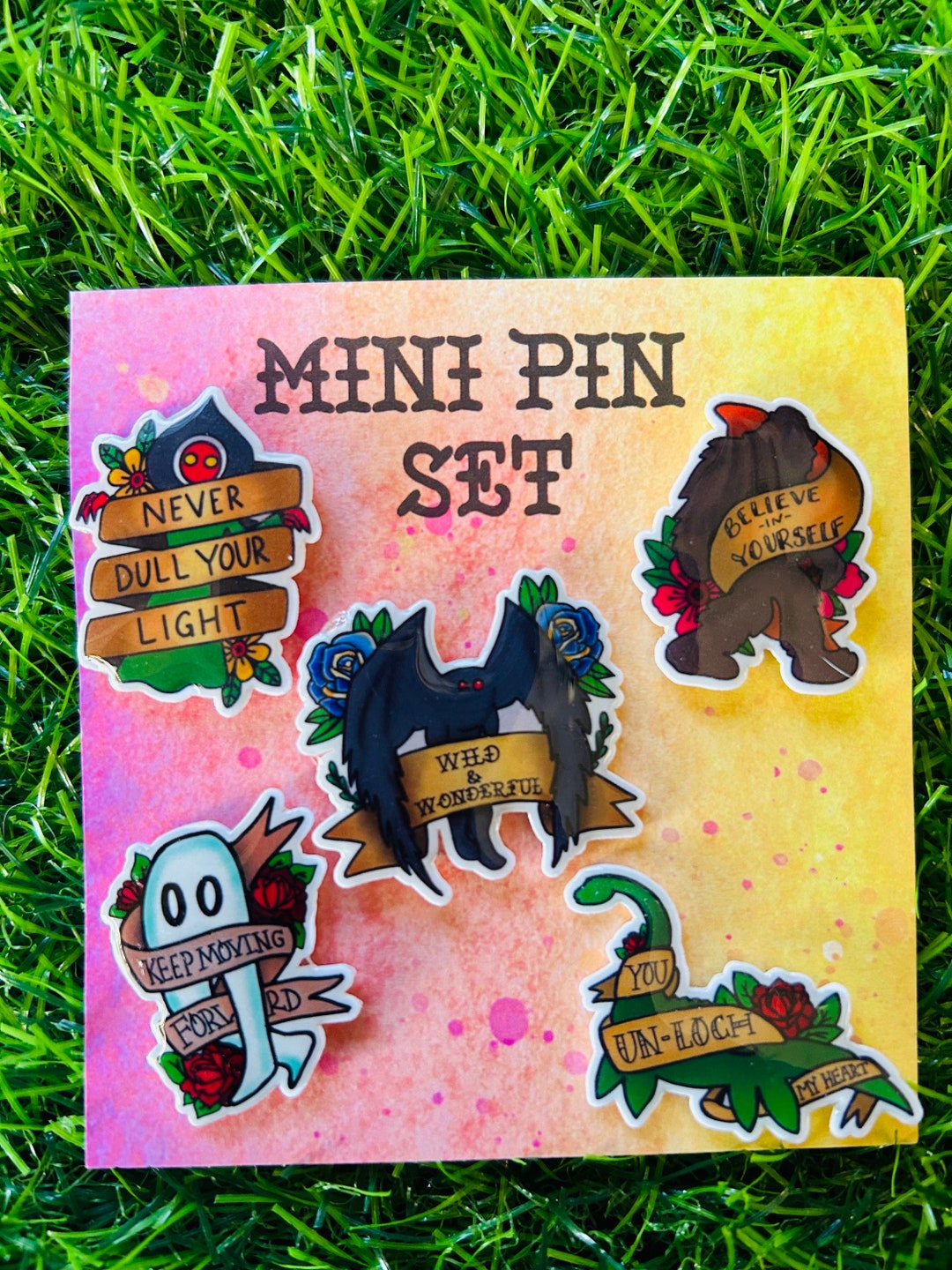 Cryptids Mini Pin Collection - Etsy