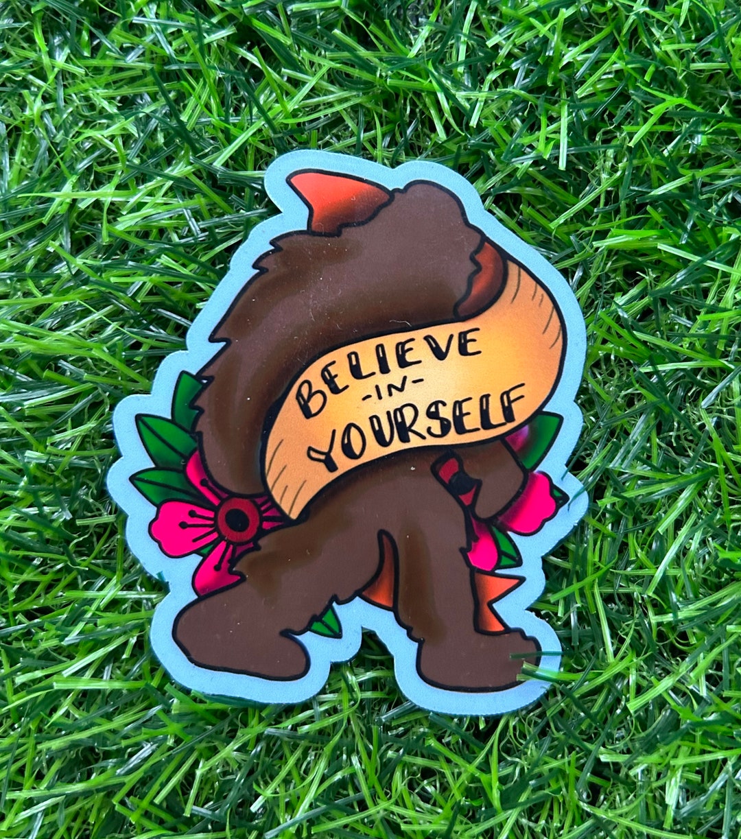 Sasquatch / Bigfoot Tattoo Vinyl Sticker - Etsy