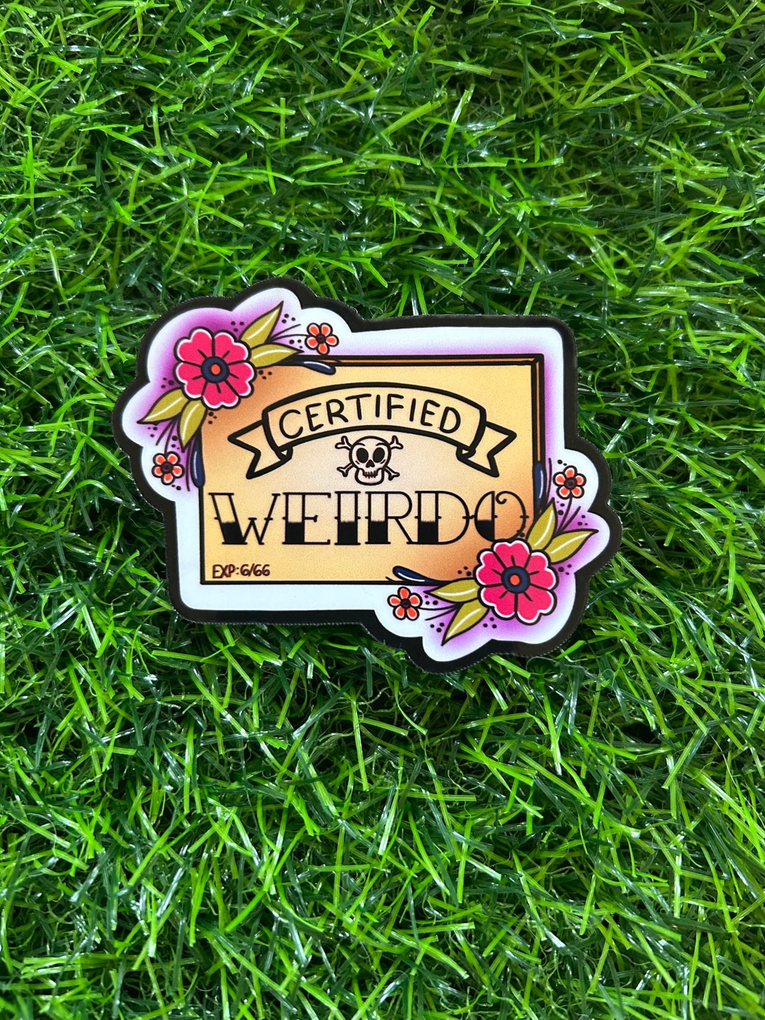 Certified Weirdo Vinyl Sticker - Etsy