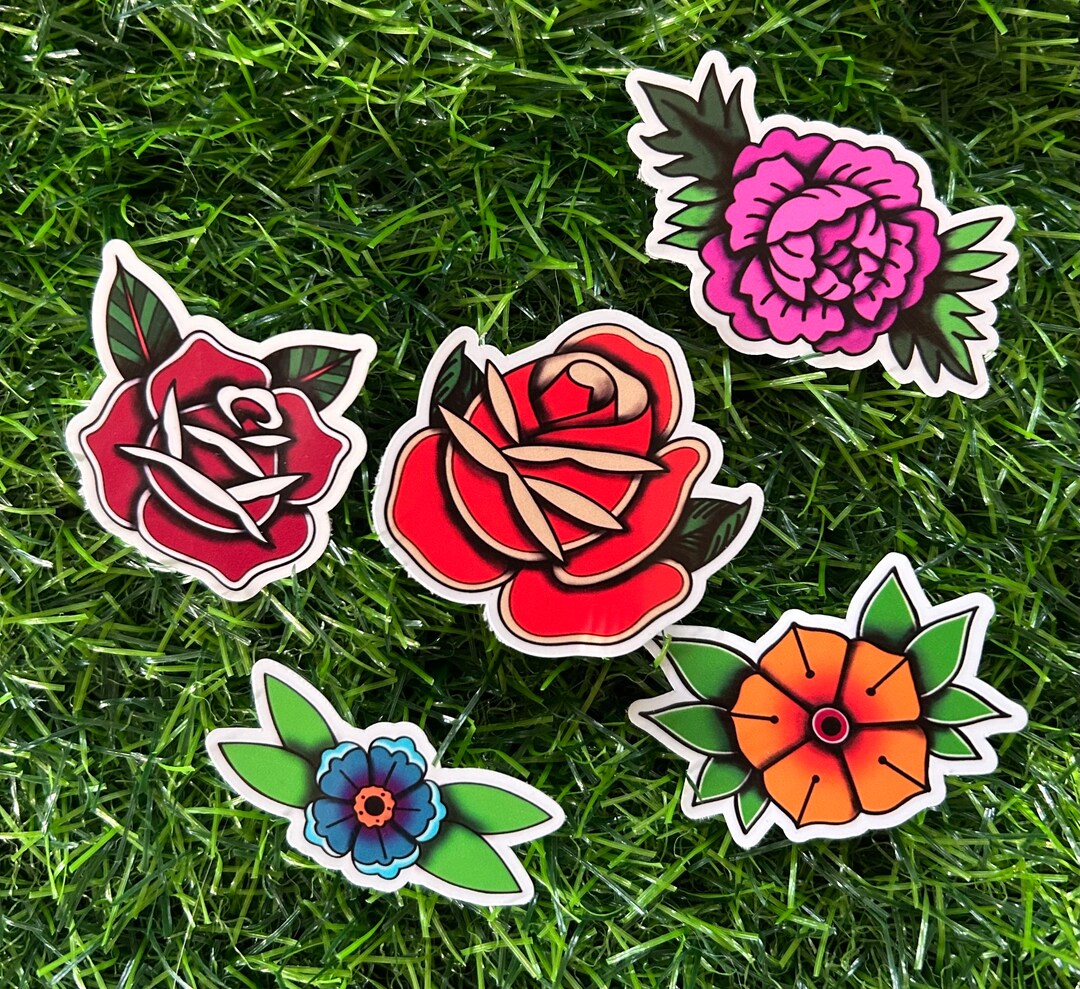 Mini Sticker Pack Floral Filler Stickers - Etsy