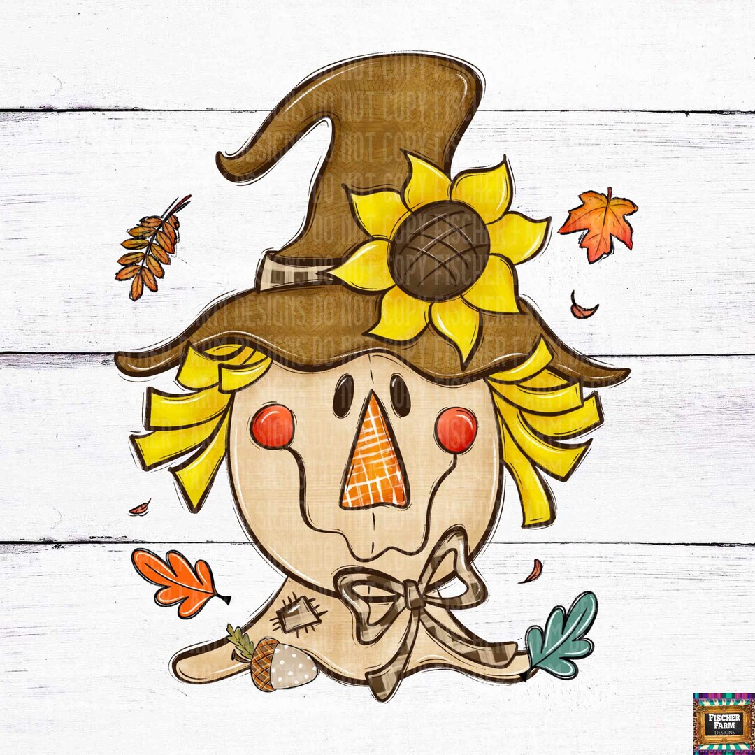 Fall, Scarecrow, Pumpkins, Leopard, Acorn, Leaves, Sunflowers ...