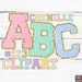 Summer PNG Alphabet Bundle, Doodle Alphabets, Flamingo, Crab, Sunshine ...