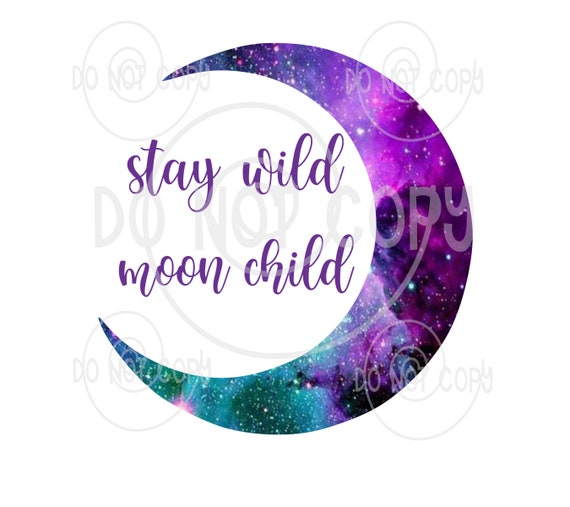 Moon Child Digital Download Png Jpeg - Etsy