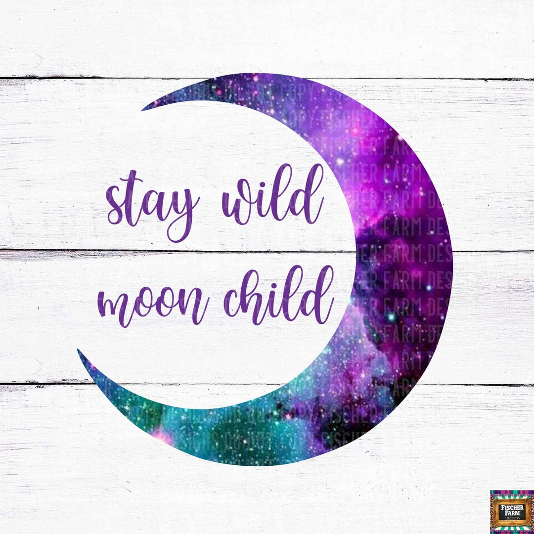 Moon Child Digital Download Png Jpeg - Etsy