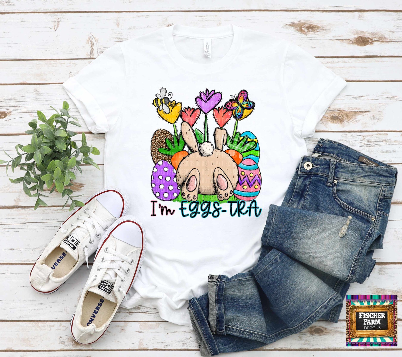 I'm Eggstra, Happy Easter, Rabbit, Bunny, Leopard, Spring, Carrots ...