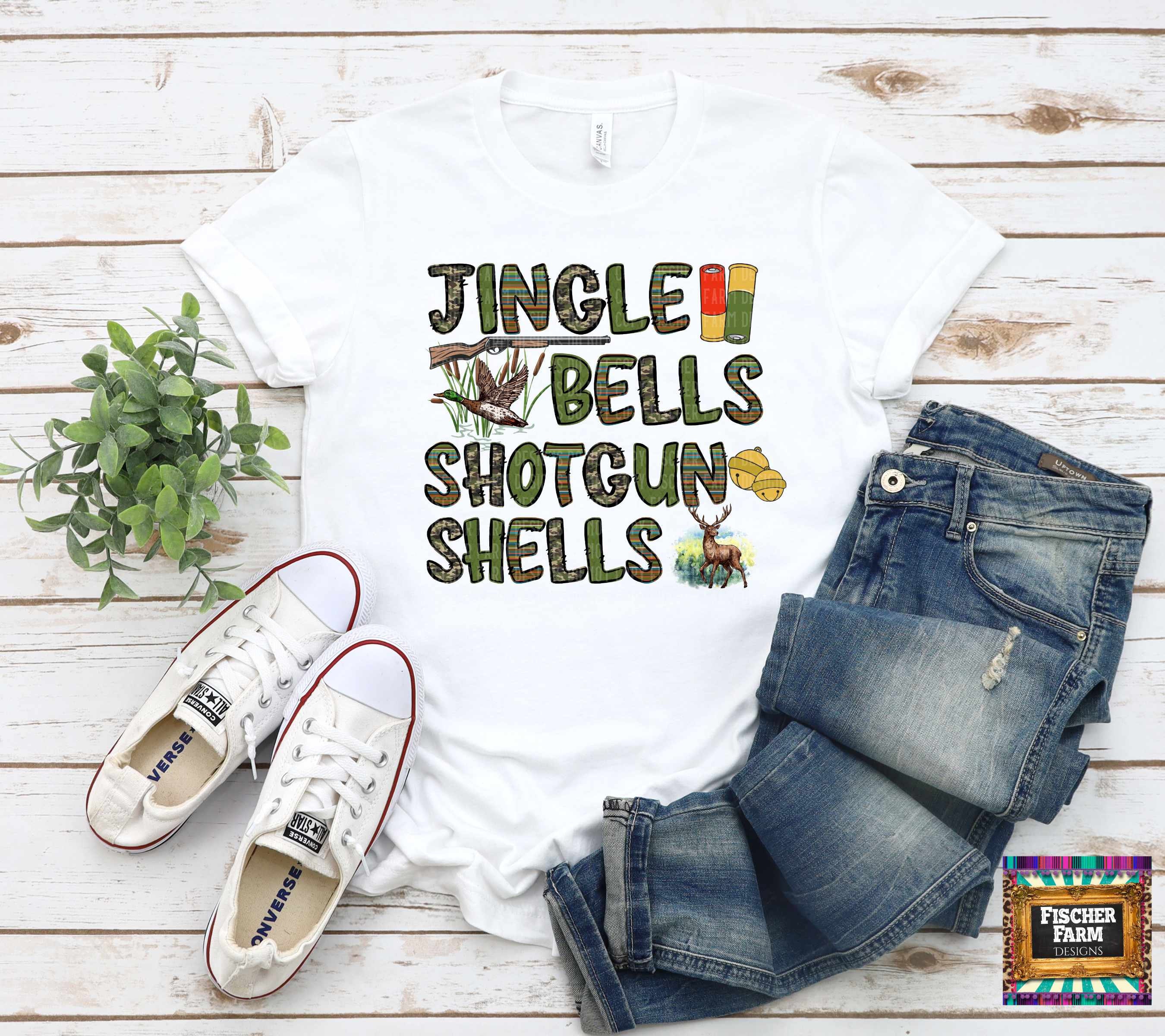 Jingle Bells Shotgun Shells Christmas Deer Hunting Ducks - Etsy