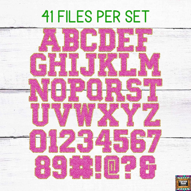 Faux Chenille Letters, Sports Letters Alphabet, Spring, College ...