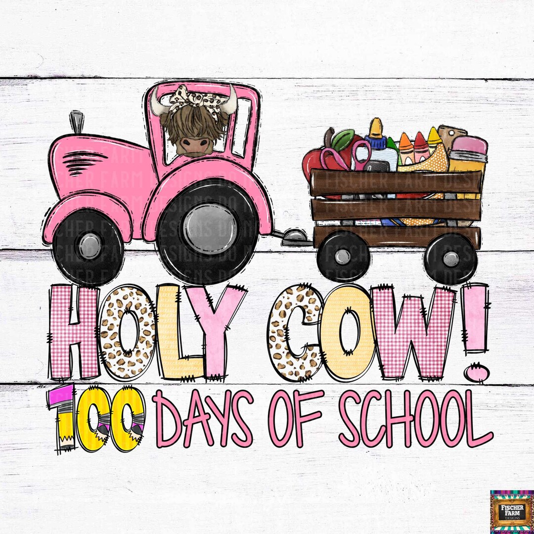 100 Days of School, Cows, Tractor, Moo, Teacher, Apples, Pencil ...