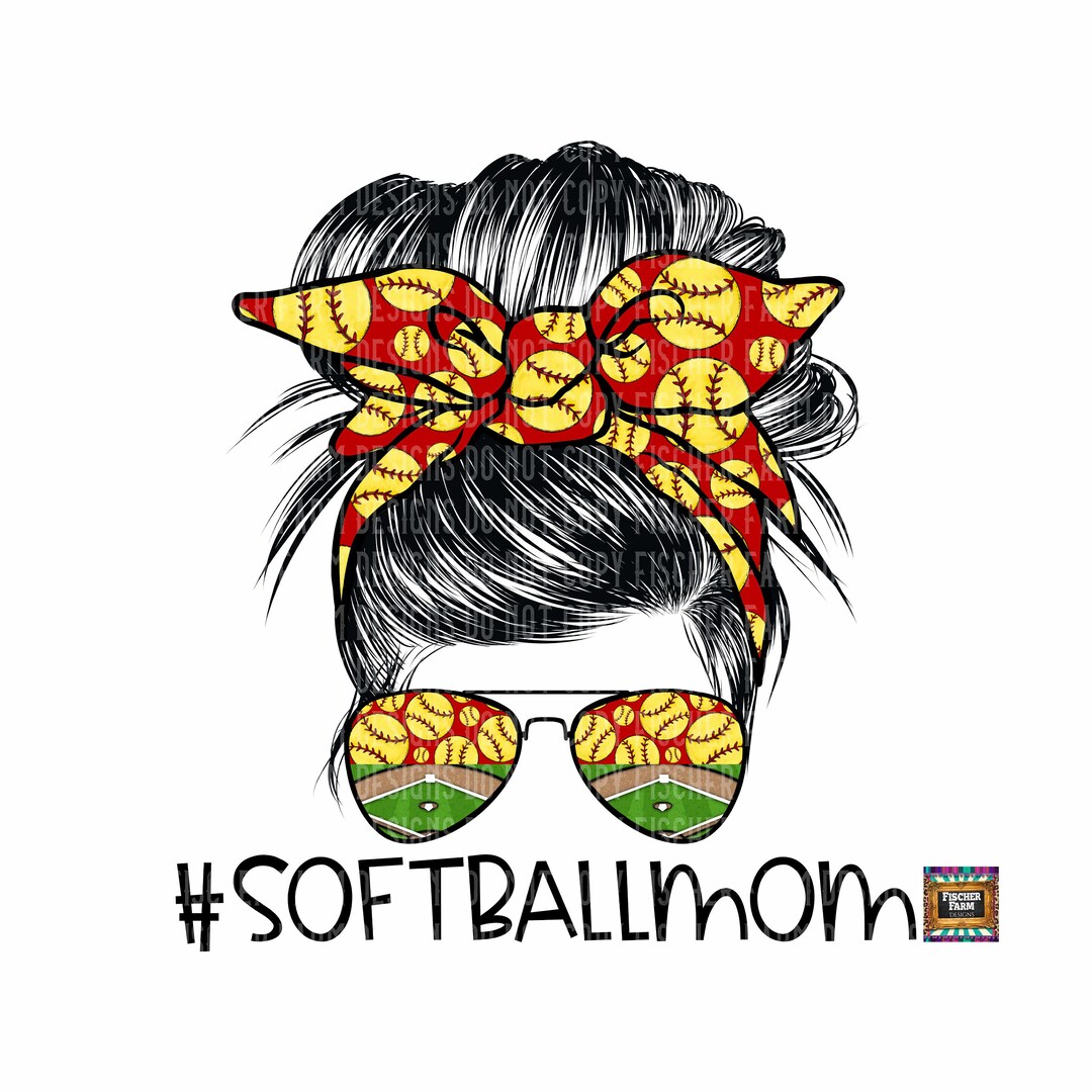 Softball Mom, Messy Bun, Mama, Sports, Batter, Snacks, Peanuts, Glove ...